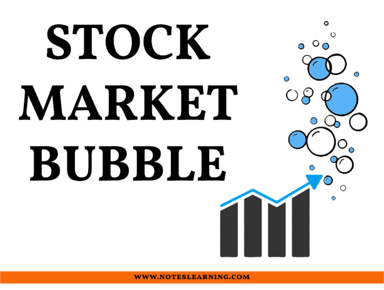 Stock Market Bubble - Notes Learning
