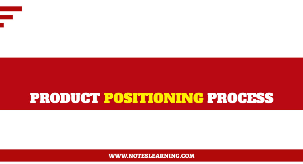 What is Product Positioning Process ? - Notes Learning